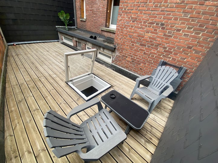 Appartement Chic - Terrasse En Plein Ciel - Rouen