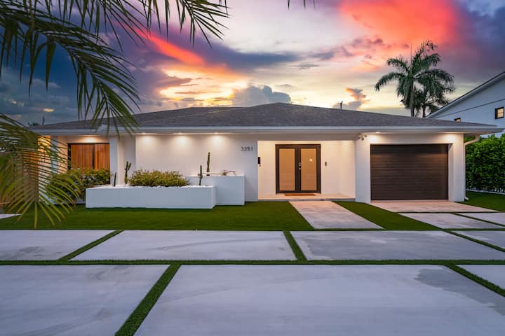 Coral Gem - Chic Villa Luxe + Pool For 10 - Fort Lauderdale