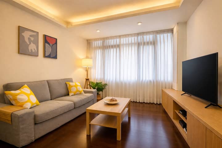 *𝙻𝚢𝚔𝚔𝚎 𝚏𝚕𝚊𝚝* 中山Mrt/誠品/赤峰商圈/寧夏夜市/迪化街/台北車站 - Taipei