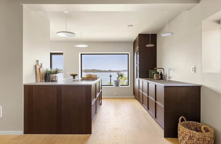 Luksusbolig Ved Fjorden Med Utsikt & Brygge! - Bergen, Noruega