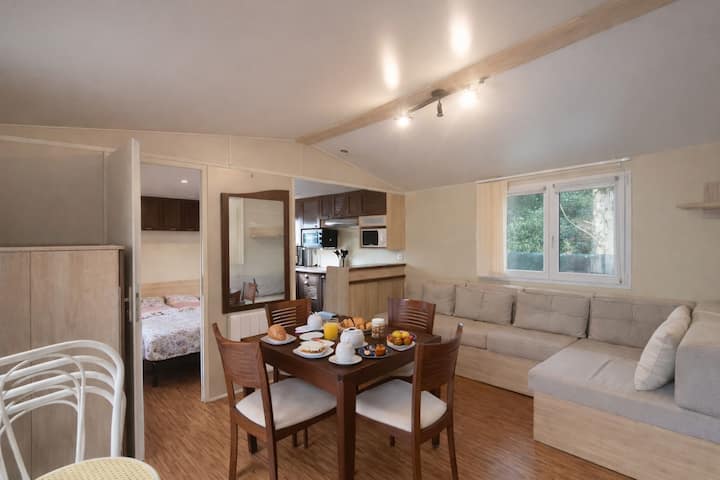 Charmant Mobil-home Proche De La Mer, Chauffé - Plage Les Moutiers-en-Retz