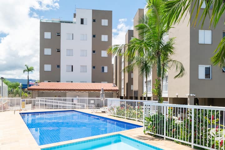 Próx Centro Praia Grande Sol  Mar Lazer Completo. - Ubatuba