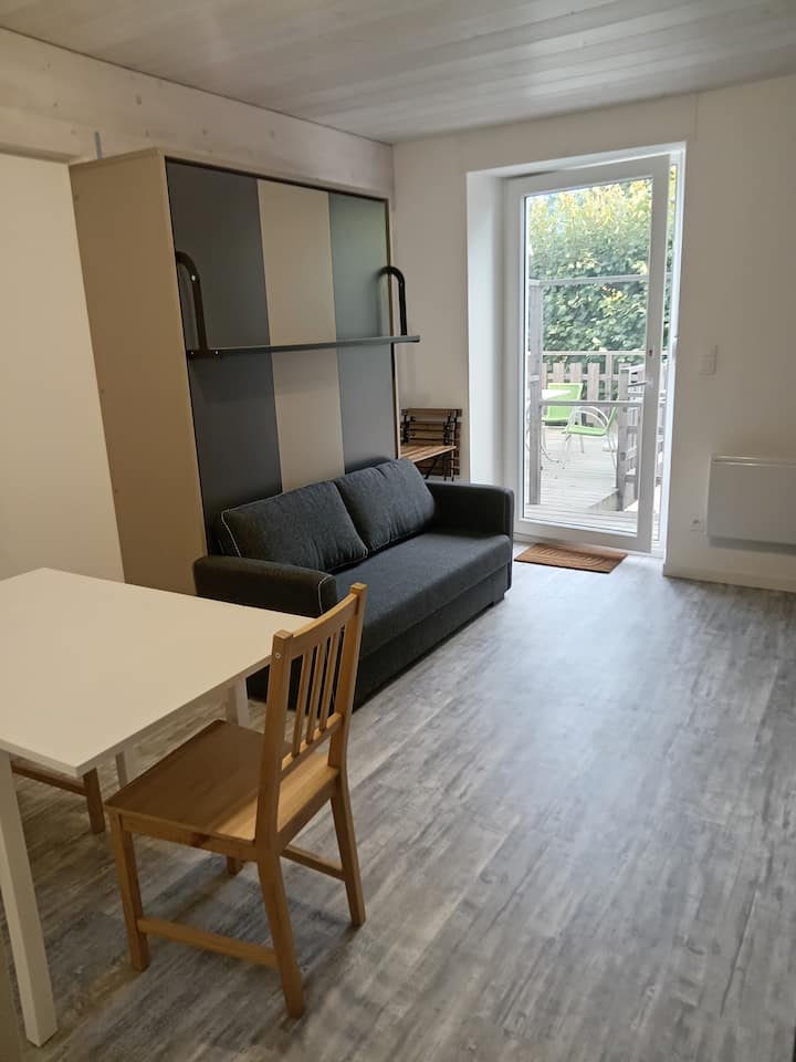 Studio 19 M² Avec Terrasse Centre Ville Vittel - Vittel