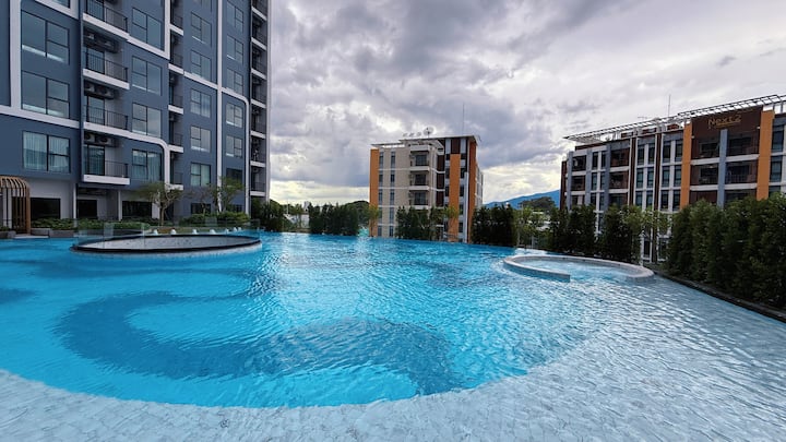 New Luxury 1br With Pool Gym Arise Condo - Chiang Mai