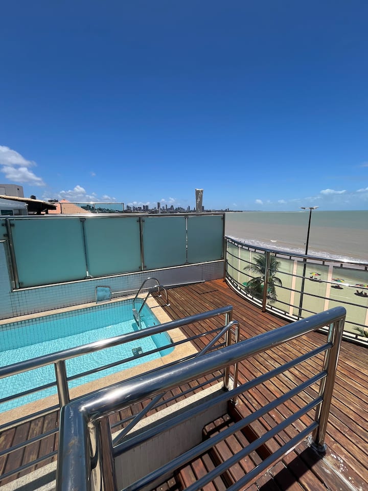 Cobertura Beira-mar Com Piscina Privativa E 117m² - Brazil