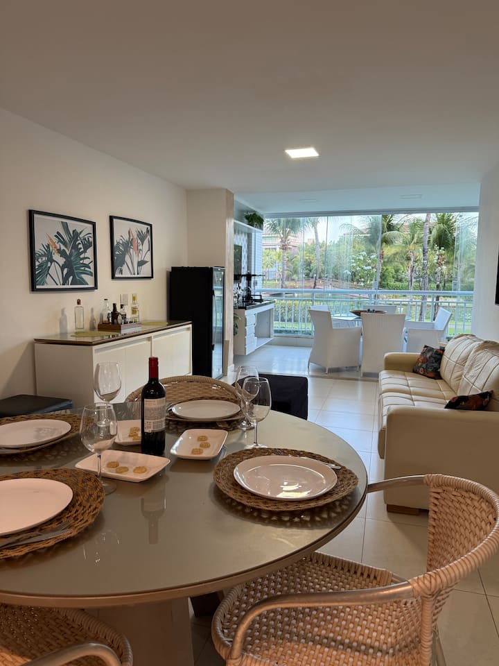 Vista Deslumbrante No Golfville Resort De Luxo - Aquiraz