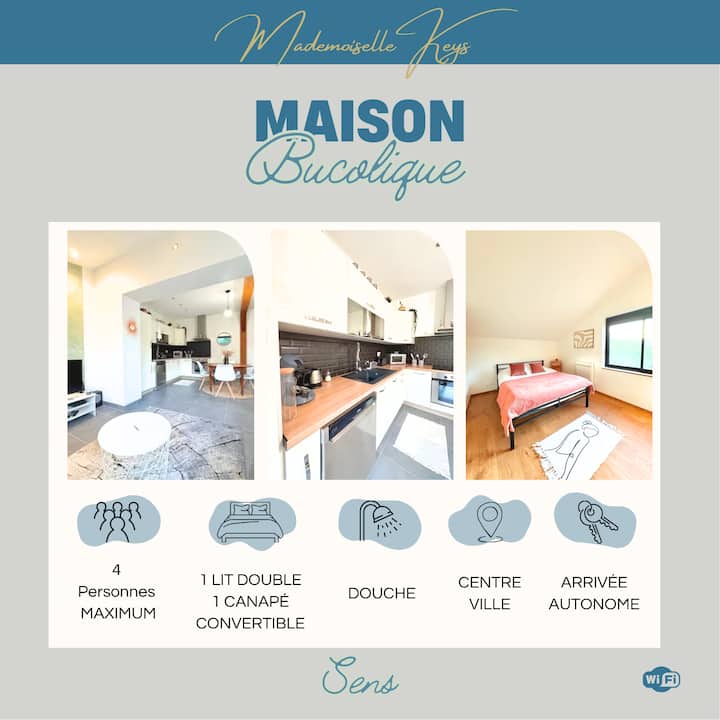 Le Bucolique - Proche Gare - Sens