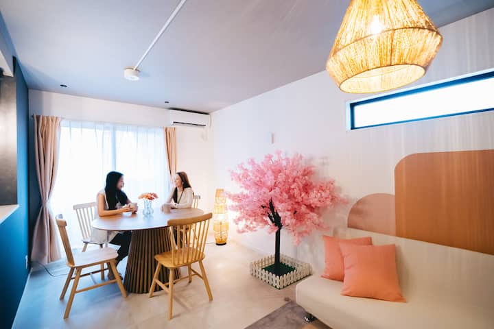 栄徒歩圏・高級住宅街の桜ステイ|最大10名okの新築ファミリーハウス - Nagoya