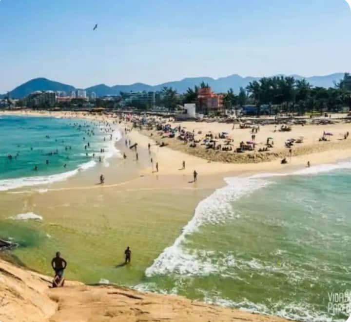 (Tur Cozzi) Apartamento Mobiliado Dois Quartos - Recreio