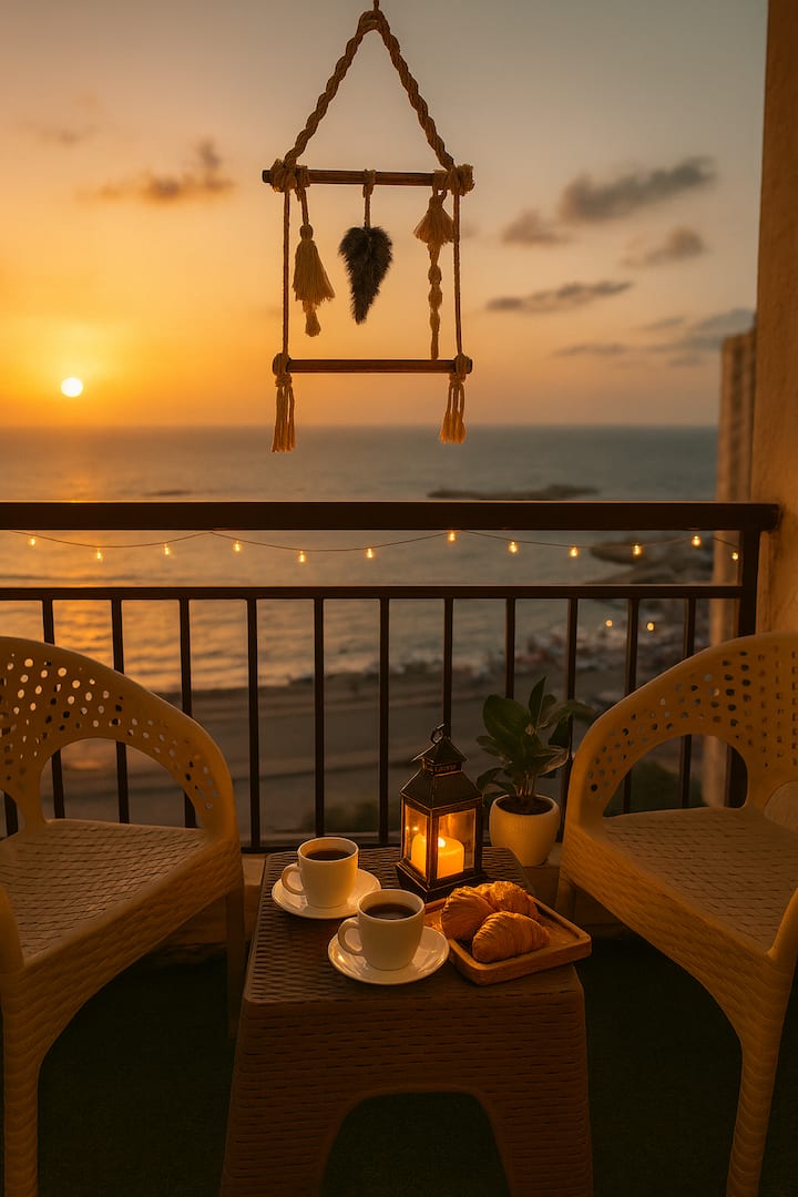 Wonderful Seaview Apartment (Next To Hilton) - Alexandria