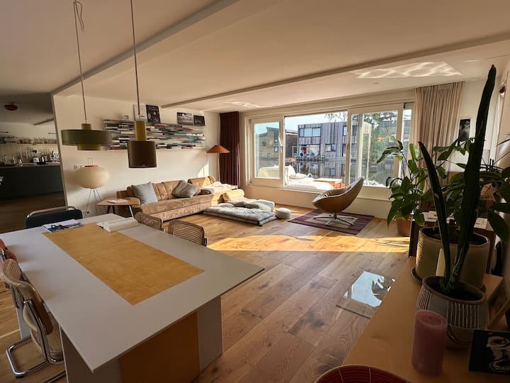 Boathouse With Garden En Beautiful View - Ámsterdam