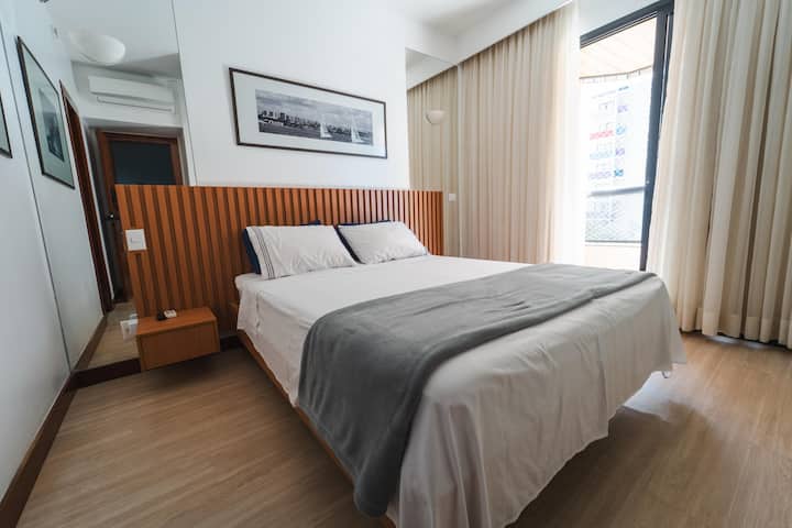 Flat Luxo • Super Equipado & Cama Incrível - Brazil