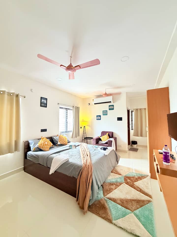 Cozy Calm Retreat Flat In Gachibowli Nanakramguda - Hyderabad