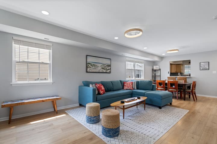 Modern 3br - Central Air + Parking - Atlantic City, NJ