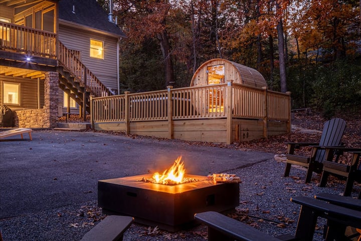 New! Ski Retreat- Fire Pit- Game Room - Massanutten, VA