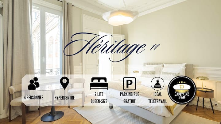 Héritage 11 - Hypercentre - 4 Pers. - Troyes