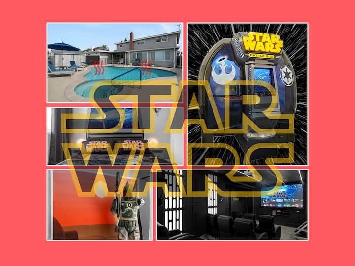 Star Wars Retreat: Arcade, Heated Pool, & More! - Cypress, CA