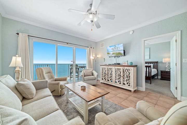 Beachfront 2br*panoramic Gulf Views*pool*hot Tub - Gulf Shores, AL
