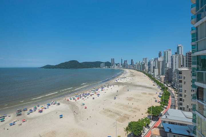 Iptz170- Frente Mar C/ Vista Incrível Do 17º Andar - Balneário Camboriú