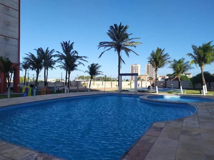 Apartamento Completo Com Piscina E Vista Pro Mar - 포르탈레자