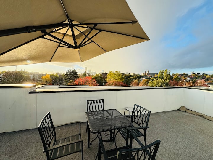 Center Of Seattle|panoramic View|rooftop|sleep 6 - 시애틀