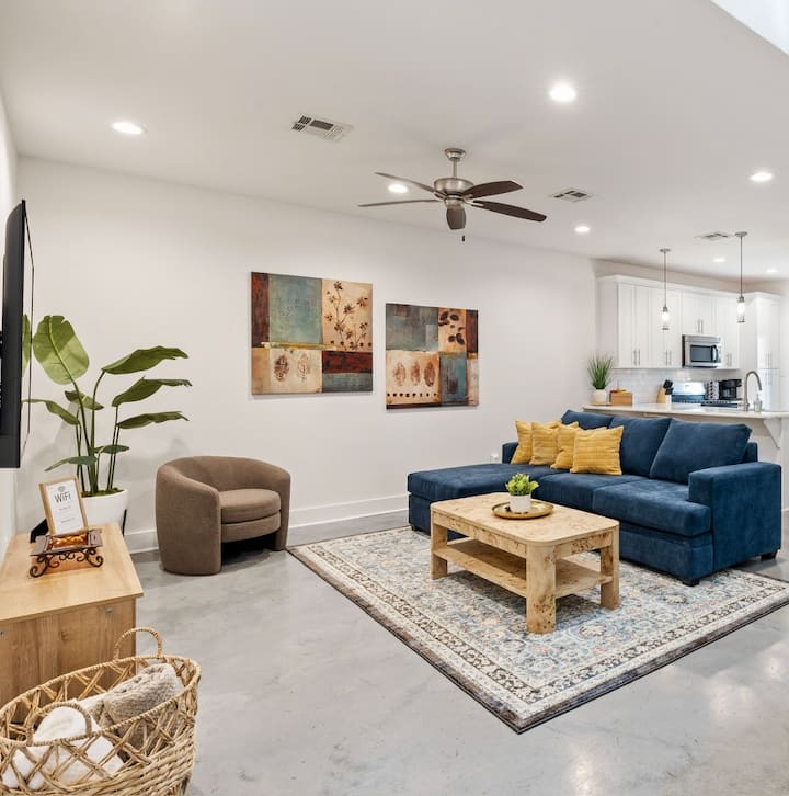 King Bed•monthly Stays•near Airport•yard•garage - 라피엣