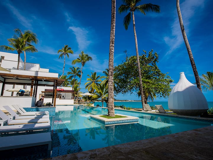 Presidencial Suite A Pasos Del Océano En Cabarete. - Caribbean