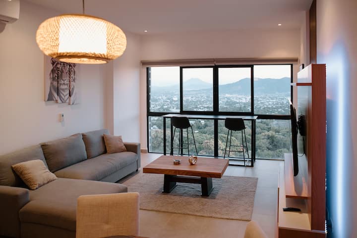 Encantador Apartamento Con Linda Vista - San Salvador