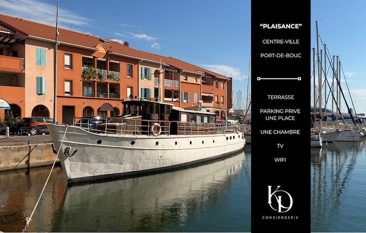 «&nbsp;Plaisance&nbsp;» Avec Terrasse Et Parking Privé - Port-de-Bouc