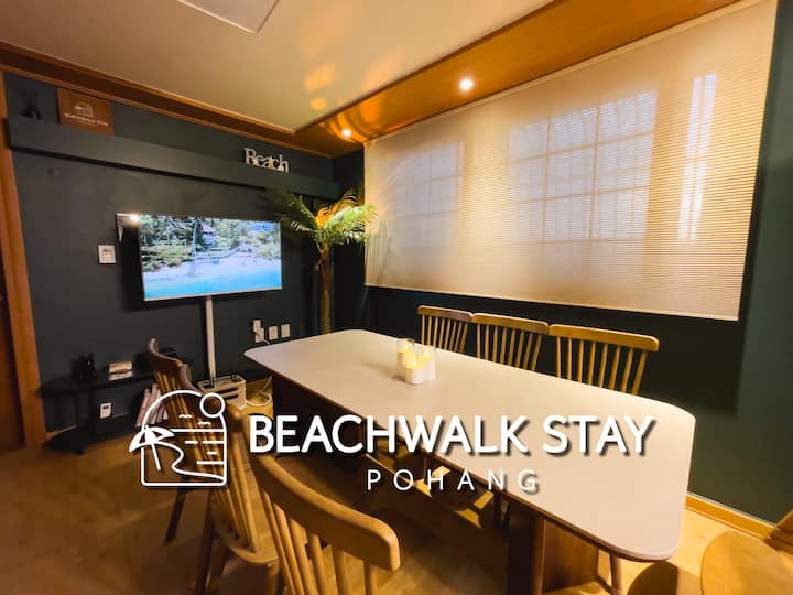 오픈특가[포항송도해수욕장] 해변도보3분°최대7인°3room 3bed°호텔침구°유아동반 - Pohang-si