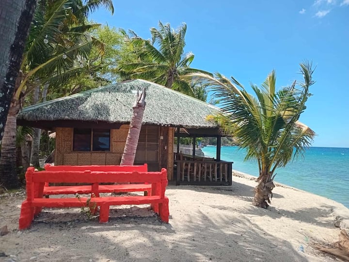 Sea View Beachfront Bungalow, Wi-fi And Parking - Puerto Galera