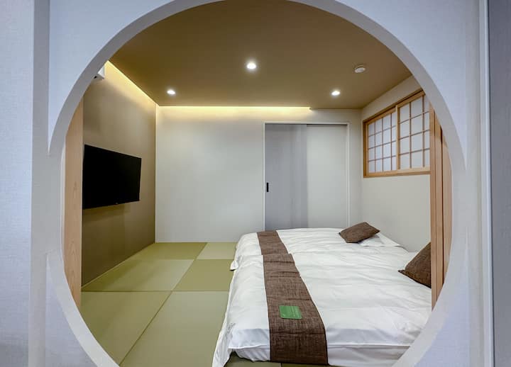 Hanastay Kiwami 1f New Opening|36m²| Japan Tatami - Osaka