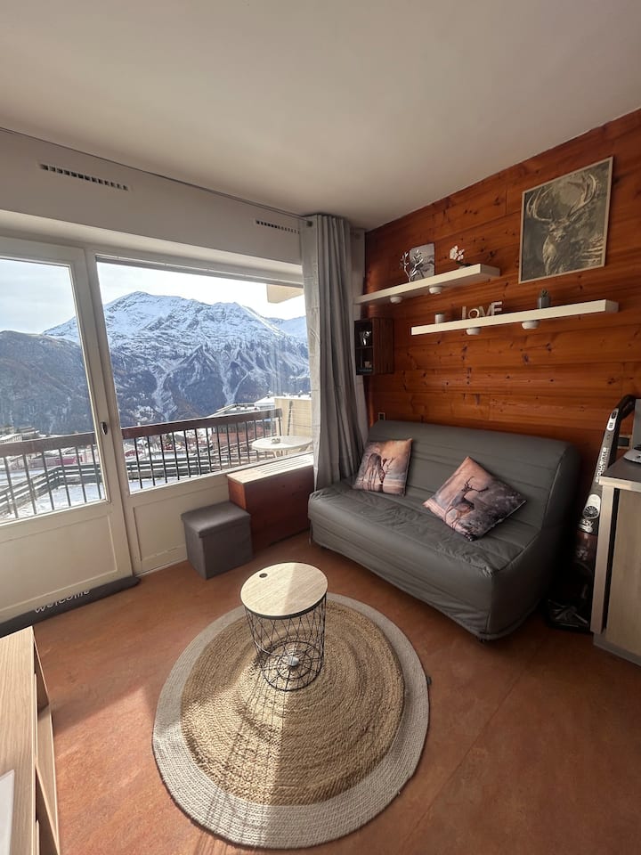 Studio 4 Personnes Au Pied Des Pistes Avec Balcon - Orcières