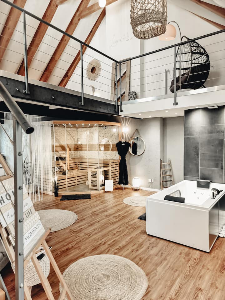 Luxusloft "Timeout" Mit Privatem Spa Nähe Trier - Echternach