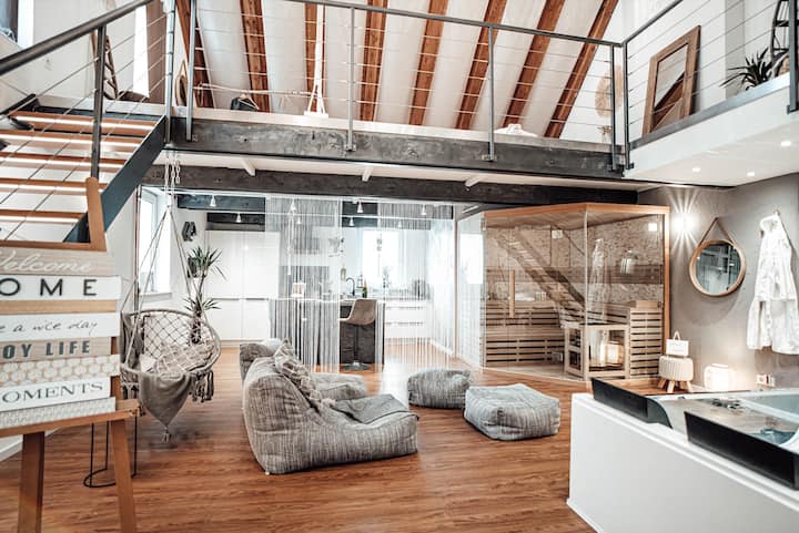 Luxusloft "Timeout" Mit Privatem Spa Nähe Trier - Irrel