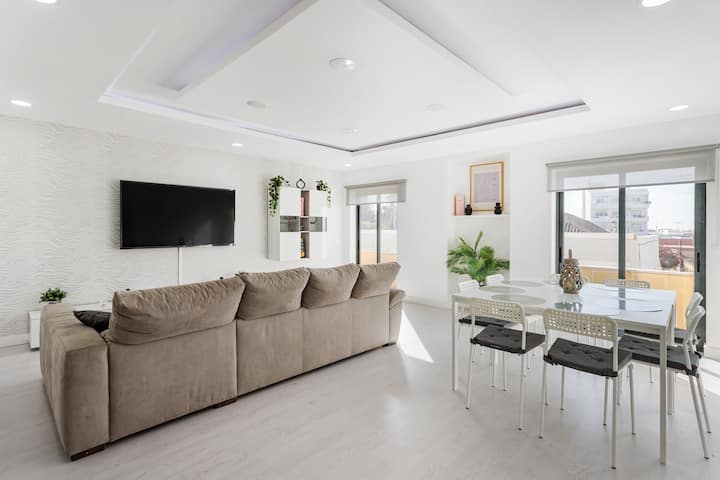 Tatiana 3br Apartment – Central Olhão + A/c - Olhão