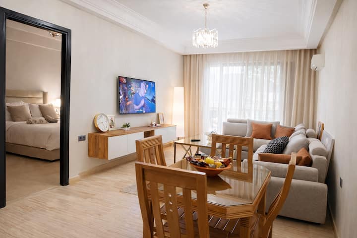 Top-rated Apartment In Secure & Peaceful Residence - Marrakech