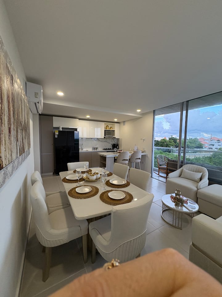 Moderno Y Cómodo Apto En Cartagena Cerca Al Mar - Cartagena, Colombia