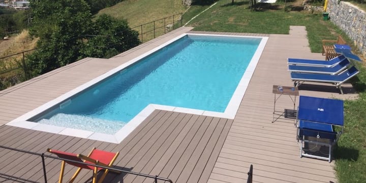 Villa Pietra Avec Piscine Sur Les Collines Piémont - Acqui Terme