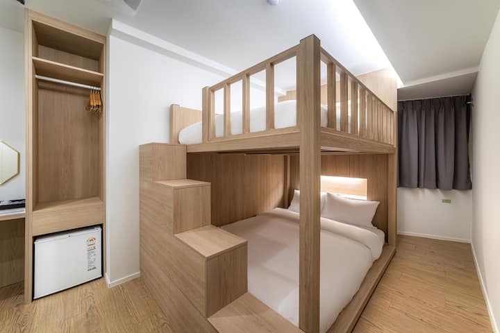 [New]하이스테이명동/패밀리트윈룸/명동역,을지로입구역도보5분/짐보관가능/주차불가 - Seoul