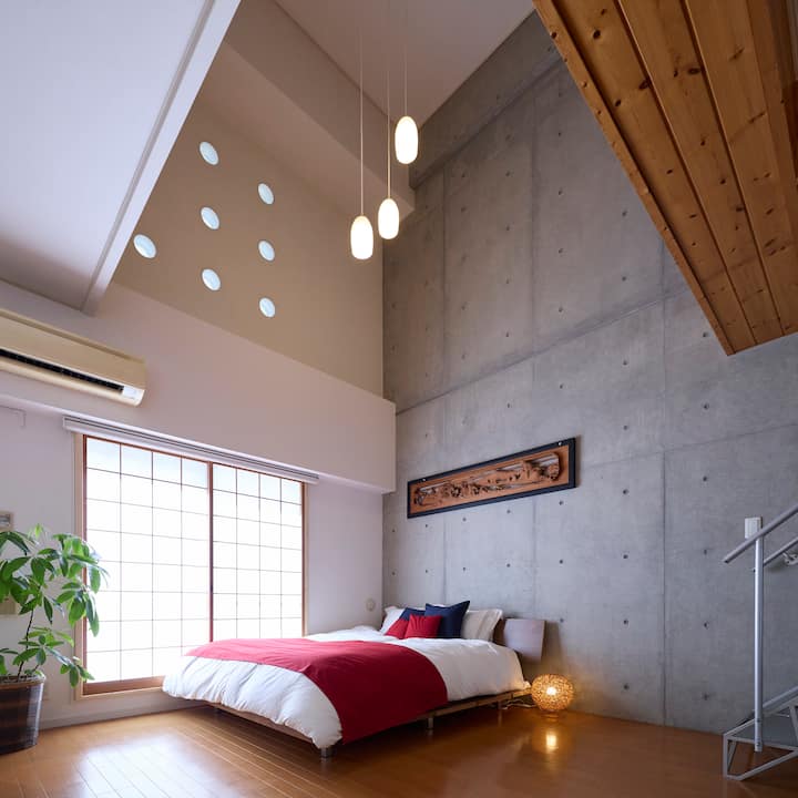 Open割/名古屋駅20分/吹抜け5.5mメゾネット66㎡/名古屋ドーム/最大6名/家族•グループ/ - Nagoya