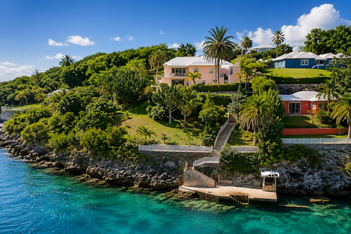 Ocean Views | 3 Kings | Private Dock | Ev Charger - Bermuda