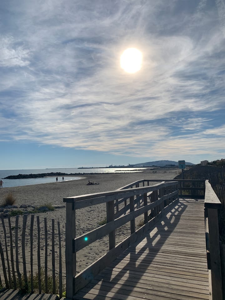 Maison Cosy 6 Pers. En Bord De Mer - Frontignan