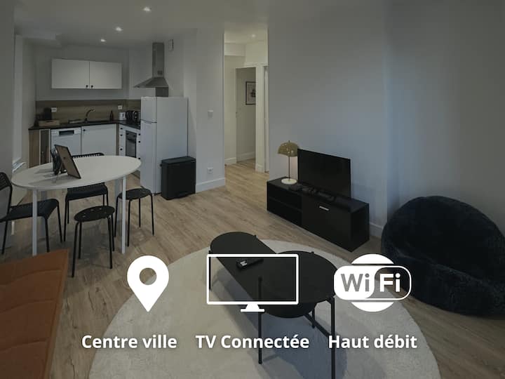 L'écrin Orange, Parking Gratuit, Tv Connectée - Châlons-en-Champagne