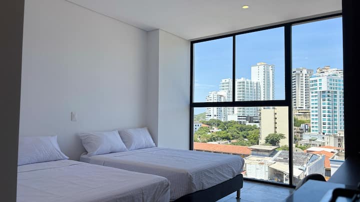 Aparta Suite Exclusiva En El Rodadero –Ideal 4 Pax - Santa Marta, Colombia