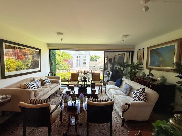 Cozy And Bright, Penthouse 3br, Roma Norte - Mexico State