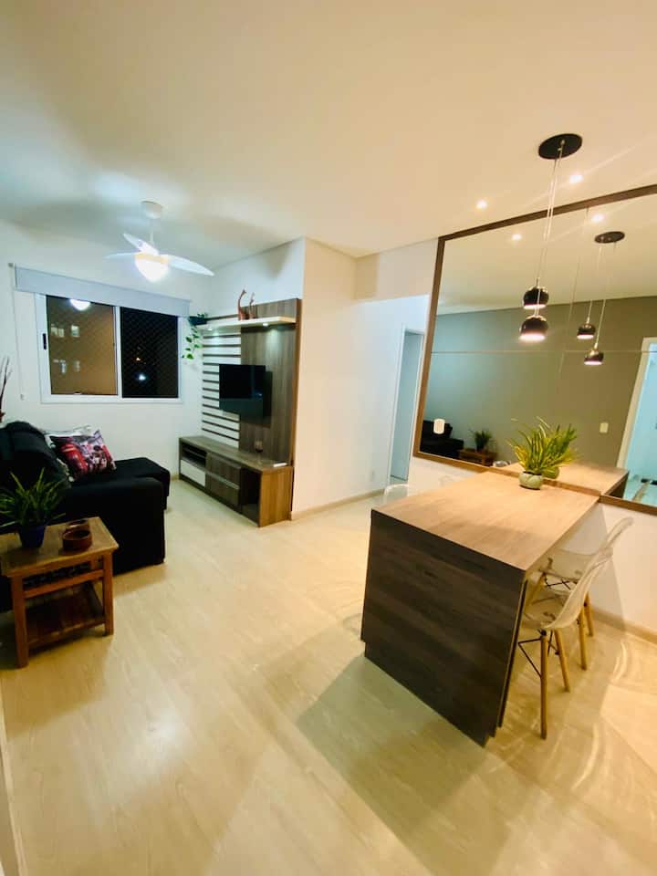 Apto Aconchegante 2 Quartos Super Localização. - ソロカバ