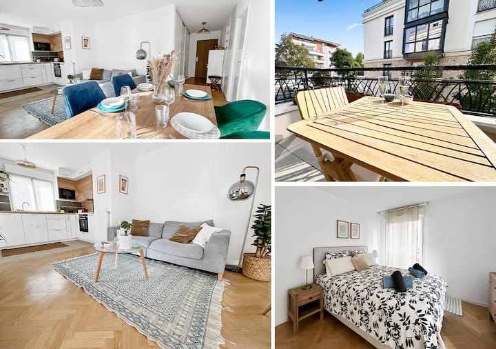 Balcon Privé Parking & Fibre Proche Paris - Eaubonne