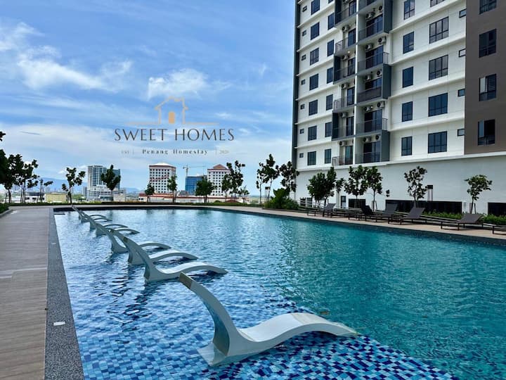 Minimalist 2r2b 6pax#swimming Pool Aston Acacia Bm - Bukit Mertajam