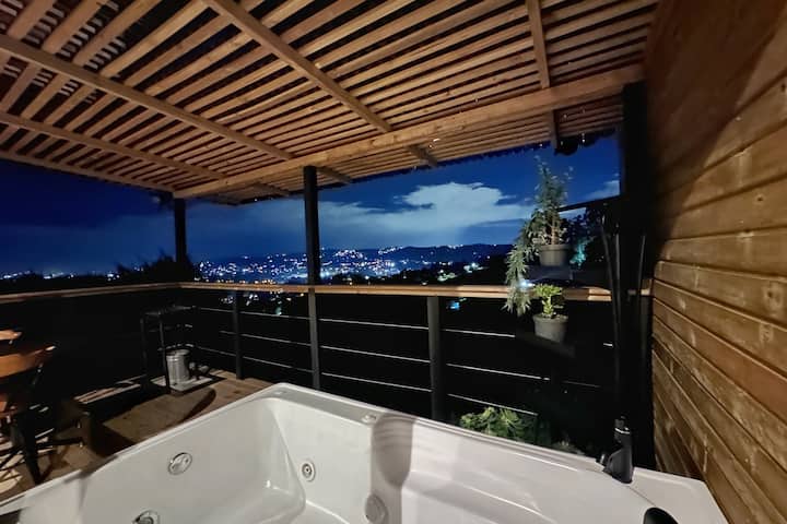 Cabaña Con Jacuzzi Y Hermosa Vista Cera Amedellín - Guarne